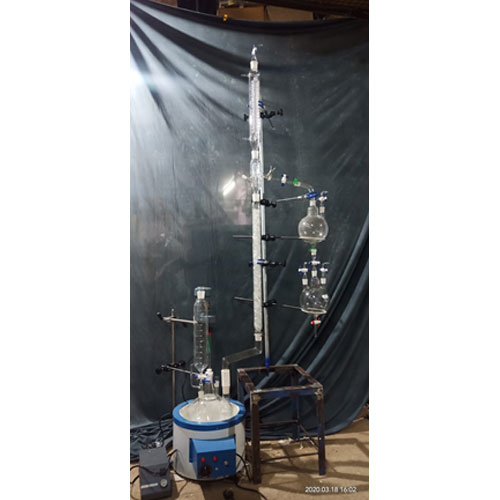 Glass Distillation Assembly Unit, Borosilicate Glass, Laboratory ...